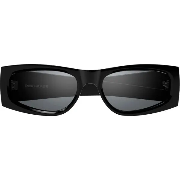 Saint Laurent 56mm Polarized Rectangular Sunglasses