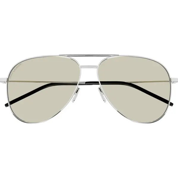 Saint Laurent Classic 59mm Polarized Aviator Sunglasses