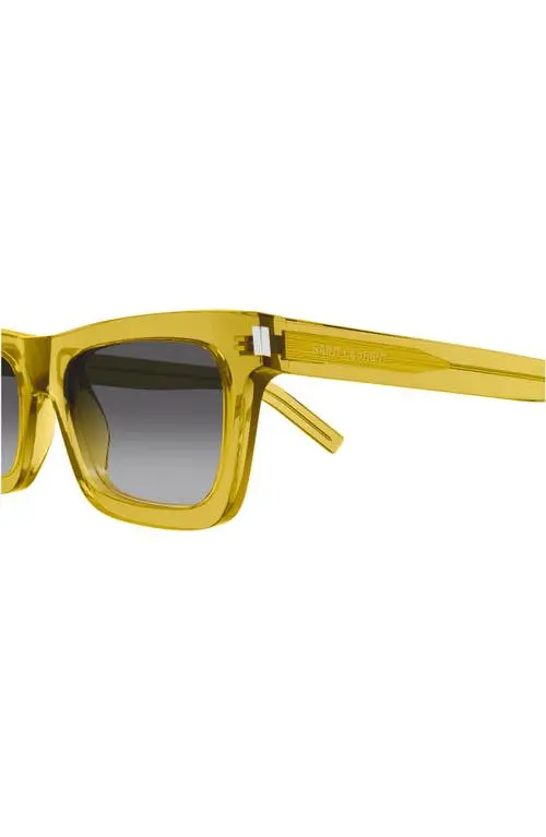 Saint Laurent Betty 54mm Polarized Rectangular Sunglasses