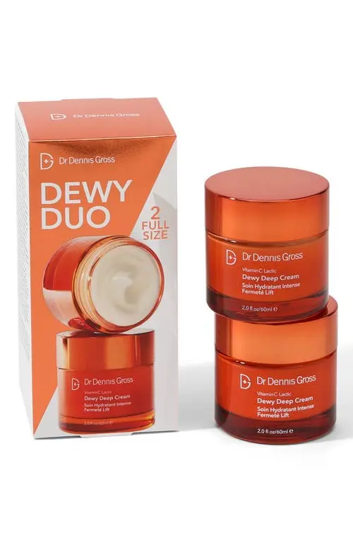 DR. DENNIS GROSS SKINCARE Vitamin C Lactic Dewy Deep Cream Duo $154 Value - No Color