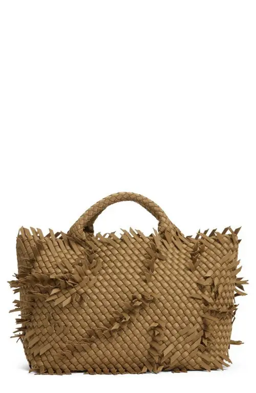 NAGHEDI St. Barths Medium Fray Tote - Green Tea