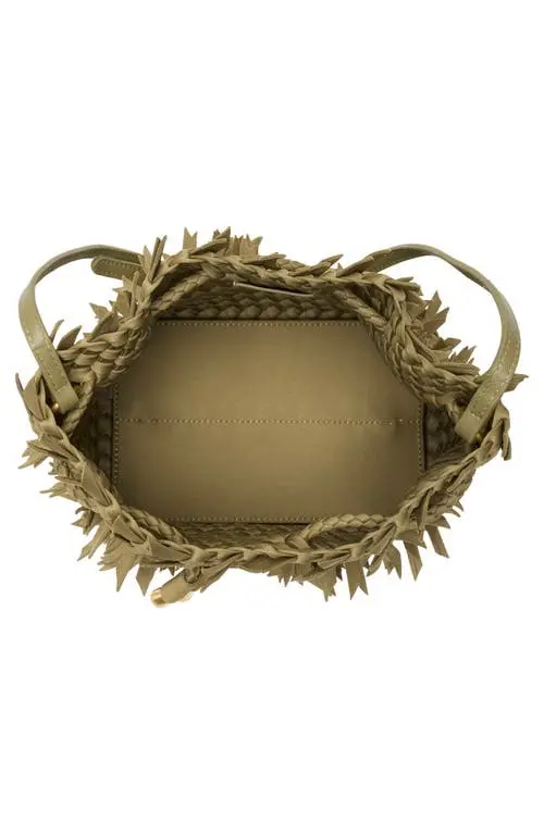 NAGHEDI Gramercy Medium Frayed Bucket Bag