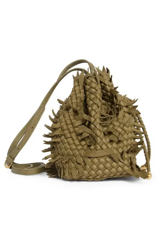NAGHEDI Gramercy Medium Frayed Bucket Bag