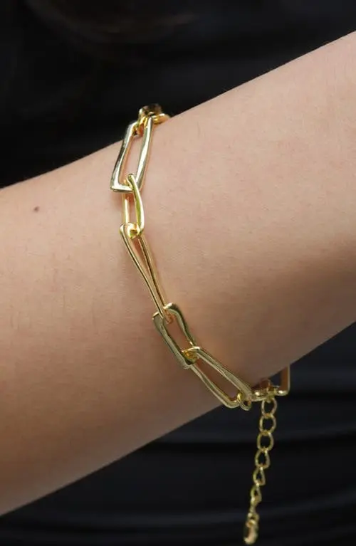 Argento Vivo Chunky Paper Clip Chain Bracelet
