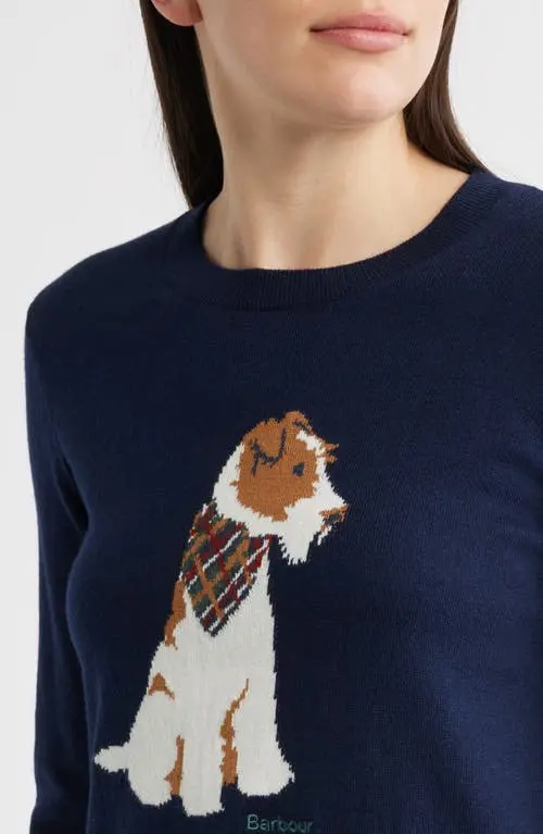 Barbour Berkley Intarsia Cotton & Cashmere Sweater