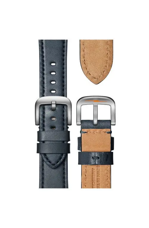 Shinola Canfield Sport Chronograph Leather Strap Watch