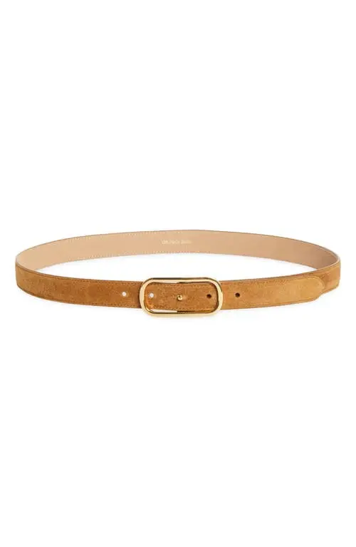 Veronica Beard Loop Suede Belt