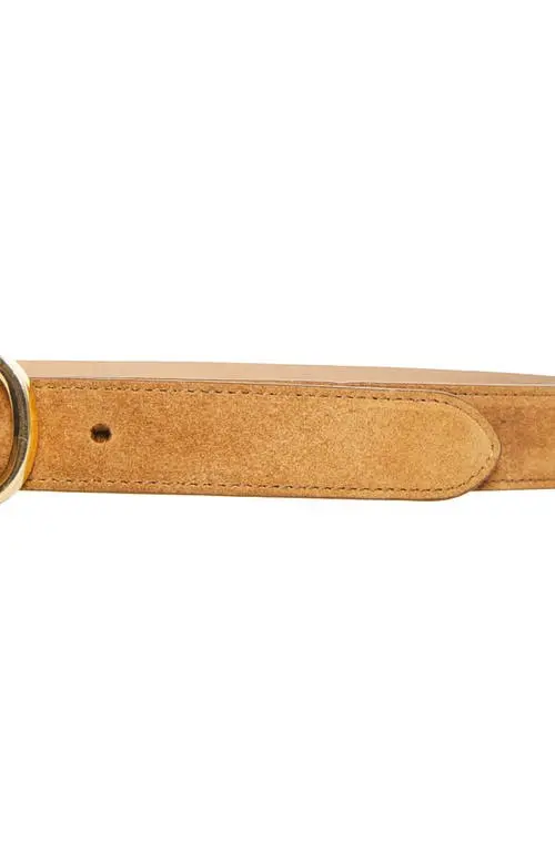 Veronica Beard Loop Suede Belt