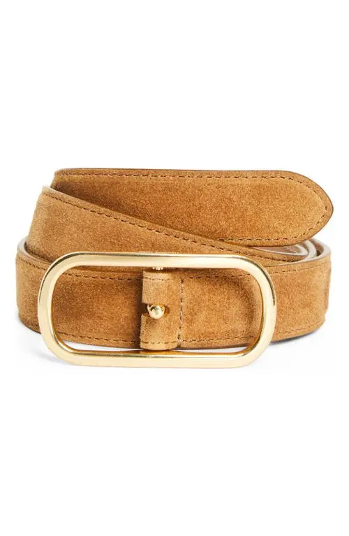 Veronica Beard Loop Suede Belt