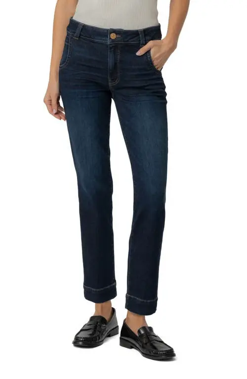 Kut From The Kloth Reese High Rise Ankle Slim Straight Leg Jeans