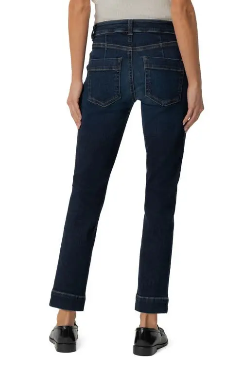 Kut From The Kloth Reese High Rise Ankle Slim Straight Leg Jeans