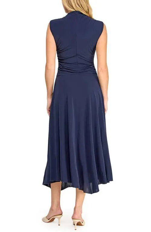 SOCIALITE Ruched Funnel Neck Dress