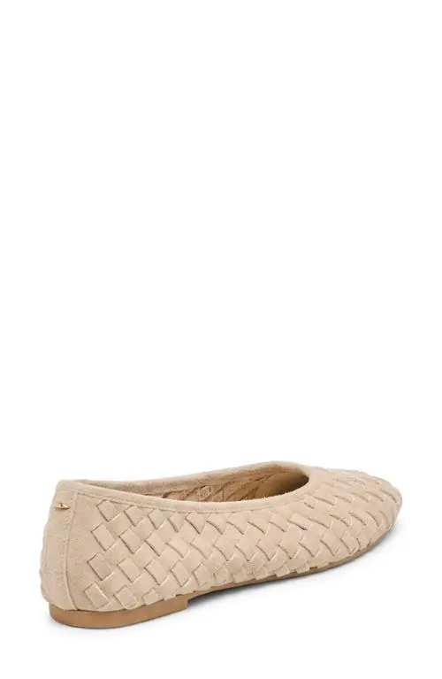 Dolce Vita Mycah Wovan Flat - Sesame Woven Suede