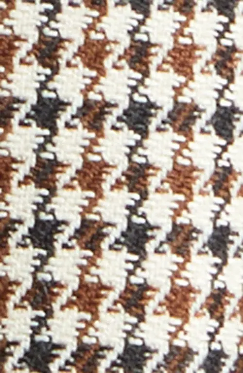 REISS Solene Houndstooth Check Wool Blend Jacket