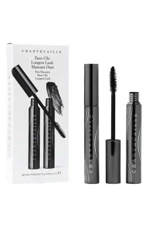 CHANTECAILLE Faux Cils Longest Lash Mascara Duo $156 Value - Black