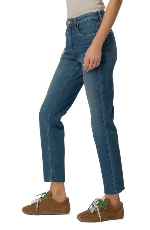 Kut From The Kloth Rachael High Waist Raw Hem Crop Mom Jeans