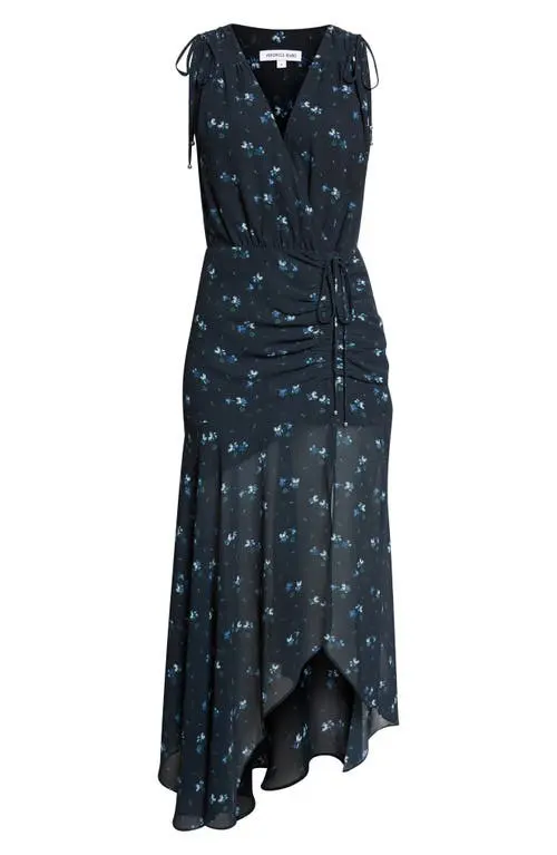 Veronica Beard Dovima Floral Sleeveless Asymmetric Maxi Dress