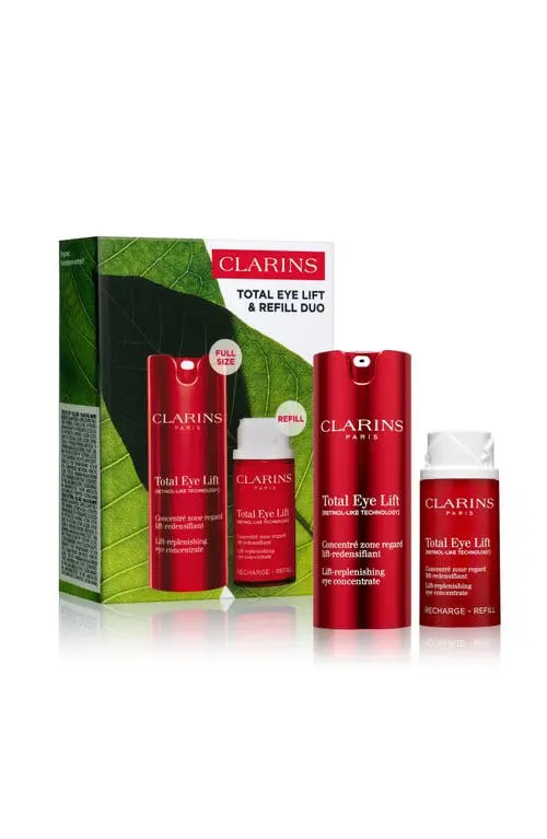 Clarins Total Eye Lift Eye Cream & Refill Set $173 Value - No Color