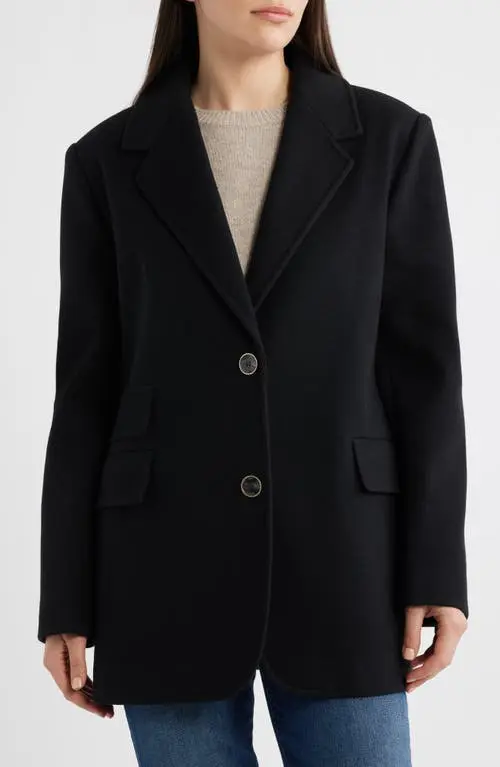 CECE DUPRAZ Oversize Single-breasted Blazer - Black