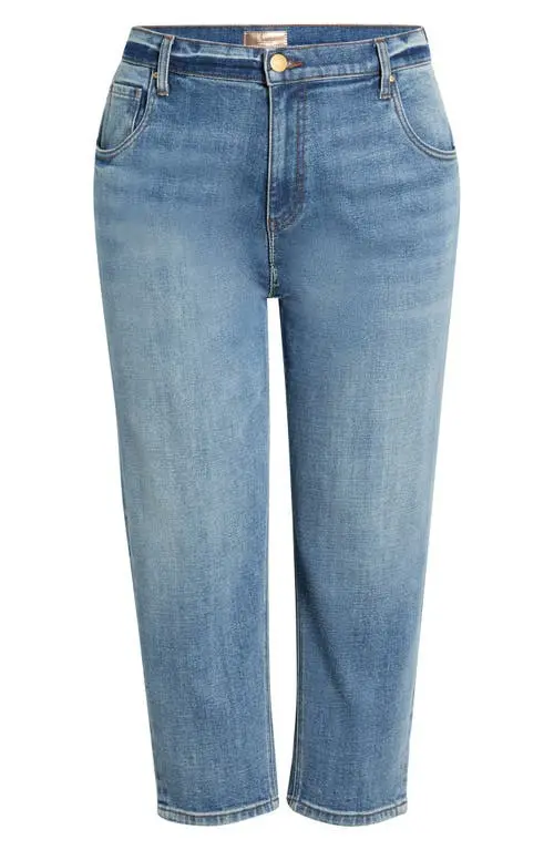Kut From The Kloth High Waist Crop Baggy Jeans