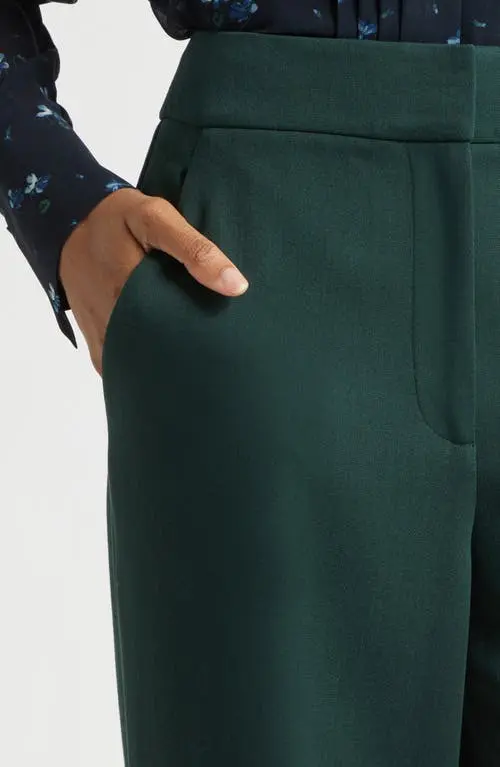 Veronica Beard Tonelli High Waist Straight Leg Pants