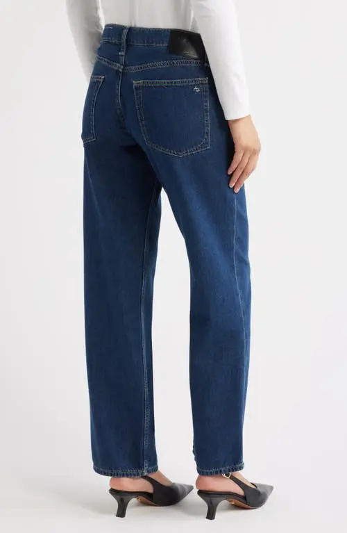 Rag & Bone Featherweight Saige Low Rise Relaxed Straight Leg Jeans