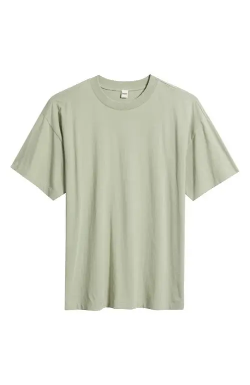 ELWOOD Distressed Organic Cotton T-shirt - Sage