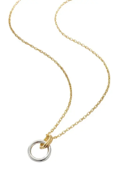 Argento Vivo Knot Drop Pendant Necklace