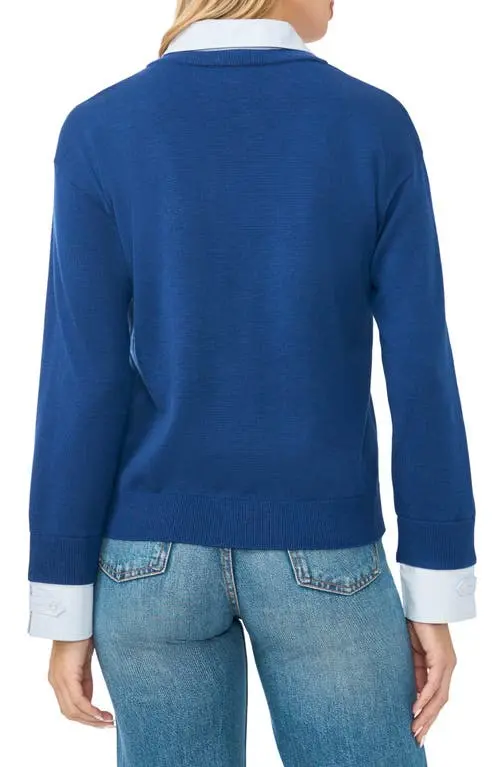 Vince Camuto Layered Look V-neck Sweater