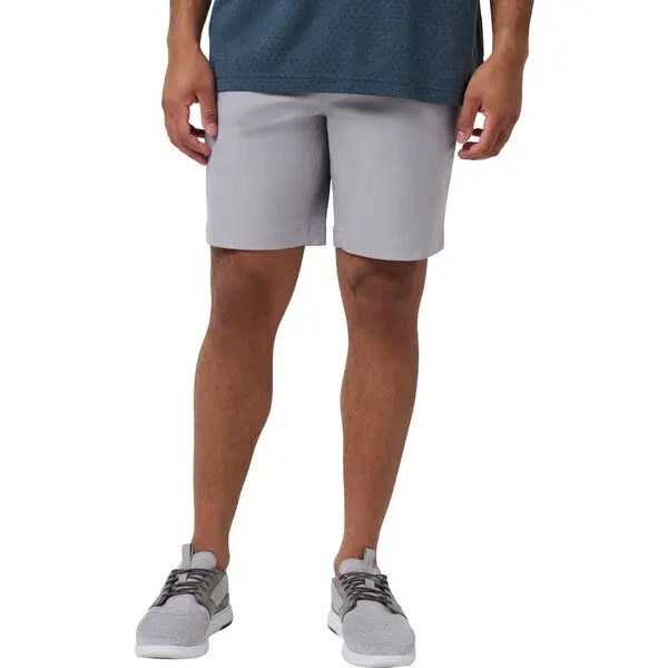 Travis Mathew Otc 2.0 Flat Front Shorts - Sleet