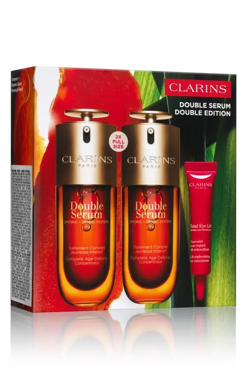 Clarins Double Serum® Double Edition Anti-aging Set $324 Value