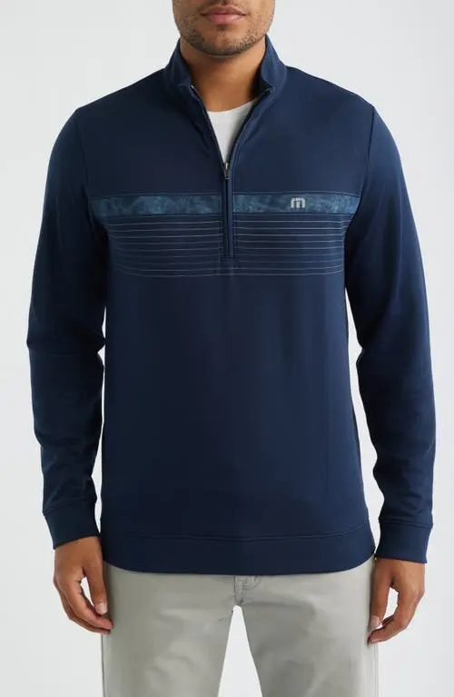 Travis Mathew Overnight Train Quarter Zip Pullover