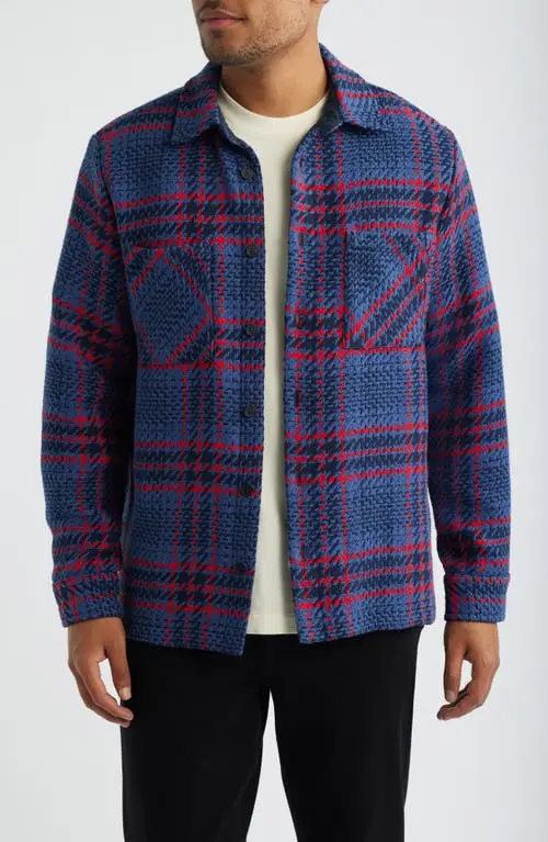 WAX LONDON Whiting Wye Check Overshirt