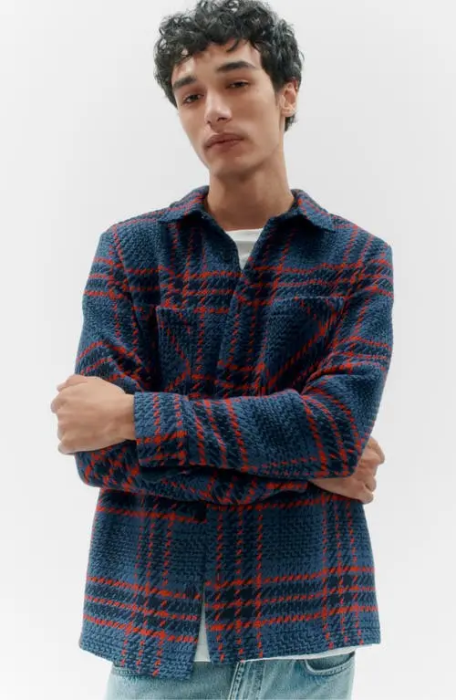 WAX LONDON Whiting Wye Check Overshirt