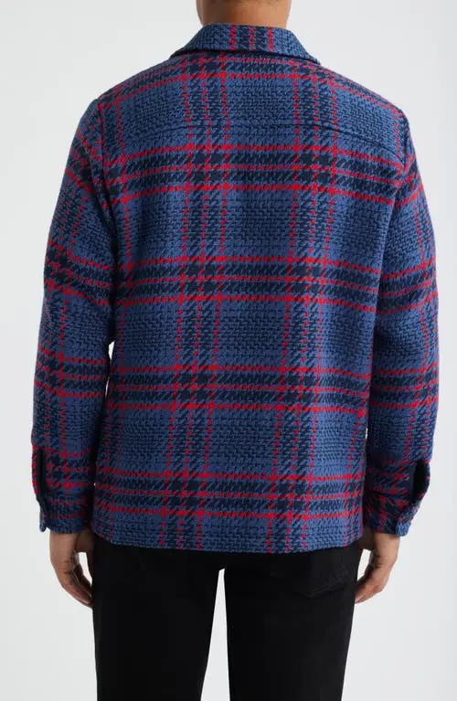 WAX LONDON Whiting Wye Check Overshirt