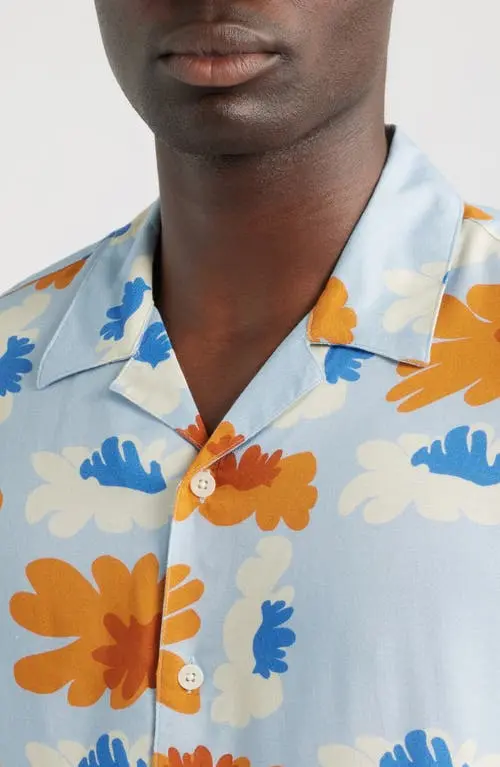 WAX LONDON Didicot Floral Camp Shirt