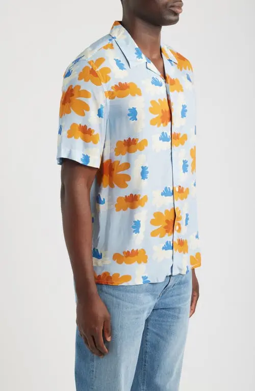 WAX LONDON Didicot Floral Camp Shirt