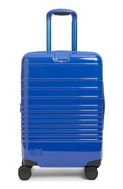 BEIS The 22-inch Expandable Carry-on Roller - Glossy Cobalt