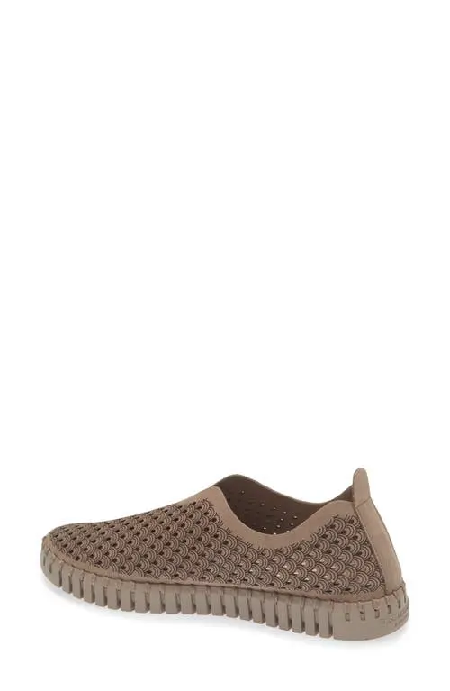 ILSE JACOBSEN Tulip Tulipu Perforated Slip-on Sneaker - Falcon