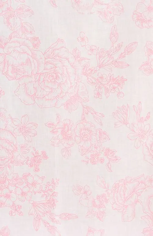 PAPINELLE Nostalgia Floral Cotton Voile Crop Pajamas