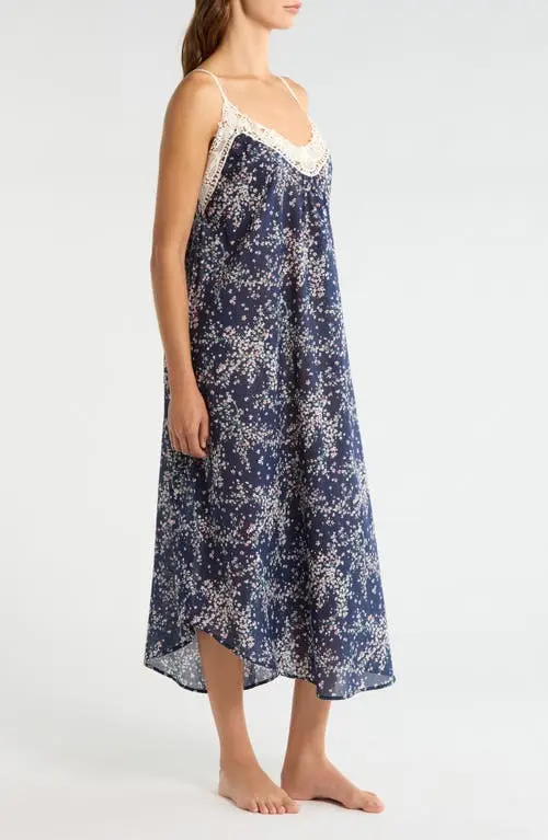 PAPINELLE Cheri Blossom Cotton Voile Nightgown