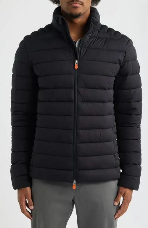 SAVE THE DUCK Ari Water Repellent Puffer Jacket - Black