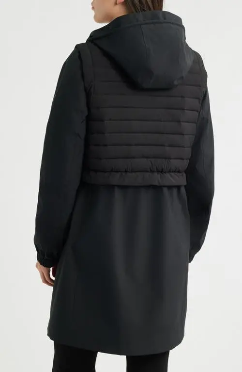 Michael Kors Quilt Core Hooded Coat