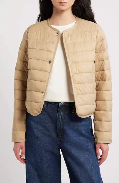 Michael Kors Reversible Quilted Jacket - Khaki