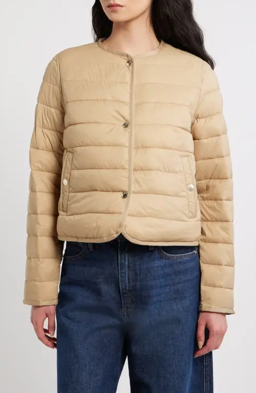 Michael Kors Reversible Quilted Jacket - Khaki