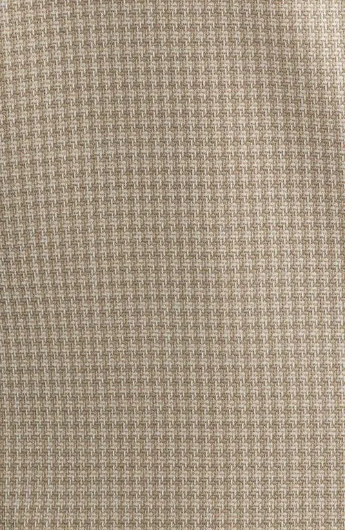 BOSS Hutson Slim Fit Houndstooth Virgin Wool Sport Coat - Tan