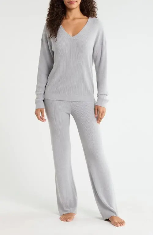 Barefoot Dreams Cozychic® Ultra Lite® Rib Pajamas - Vapor