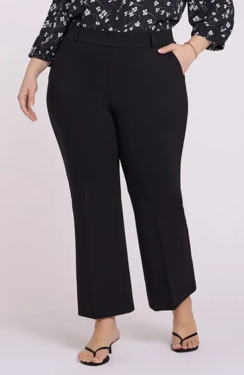 NYDJ Sculpt-her™ Pull-on Ankle Flare Ponte Pants - Black
