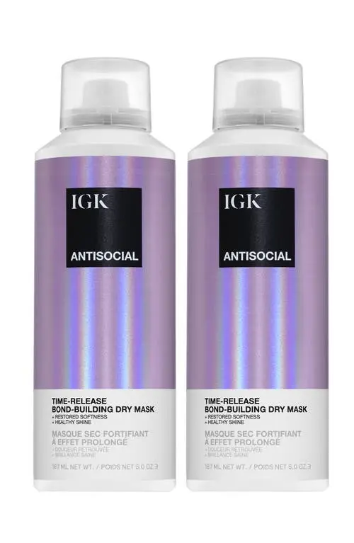 IGK Antisocial Dry Mask Duo Set $76 Value