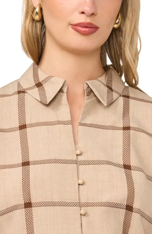 Vince Camuto Windopane Plaid Button-up Shirt